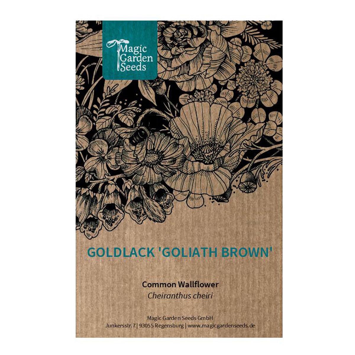 Common Wallflower 'Goliath Brown' (Erysimum cheiri) seeds