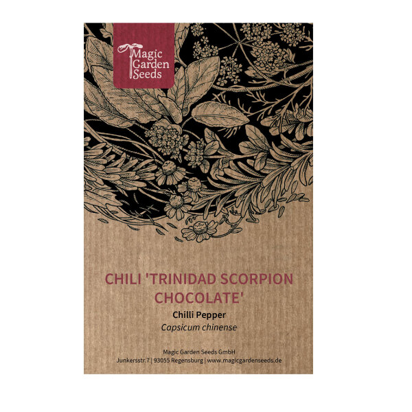Chilli Pepper 'Trinidad Scorpion Chocolate' (Capsicum chinense) seeds